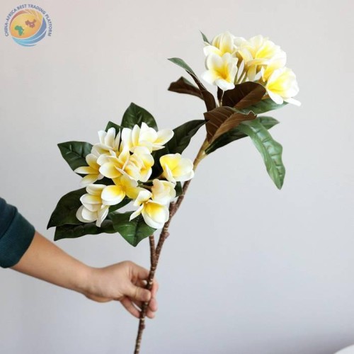 Artificial plastic fake flower decoration 3D feel fri fri shop window ...